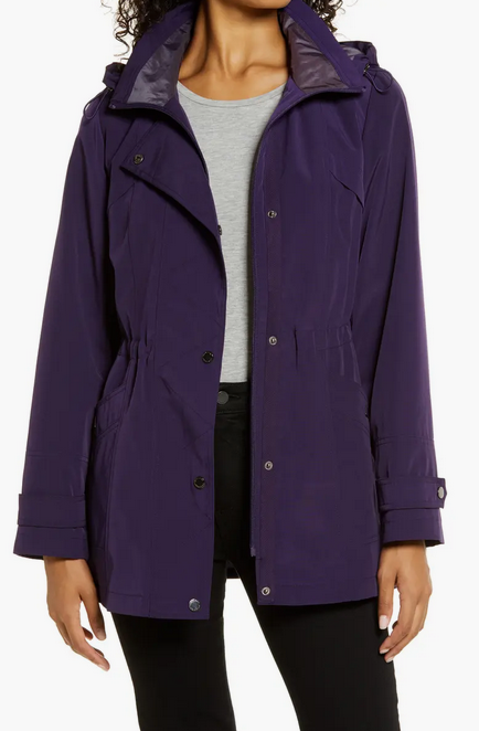 Womens Purple Rain Jacket - Swiss Tech